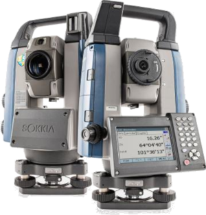 Sokkia iX-1203 robotic station / motorised total station as a one-man ...